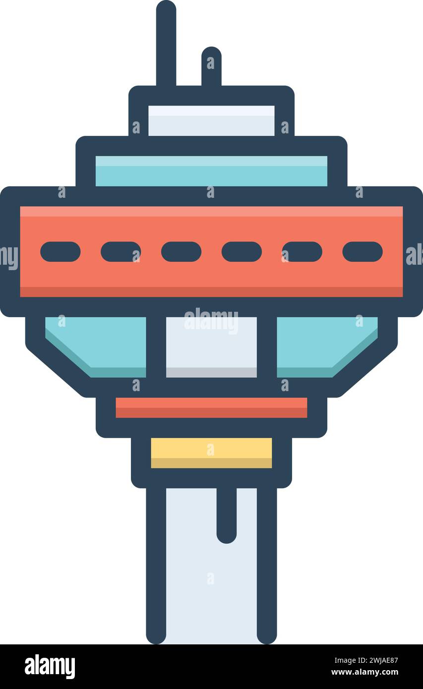 Icon for tower Stock Vector Image & Art - Alamy