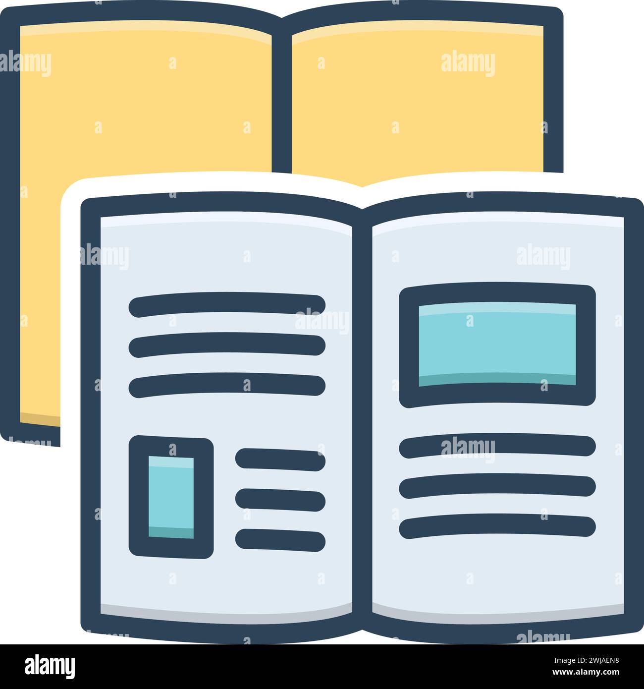 Icon for magazines,periodicals Stock Vector Image & Art - Alamy