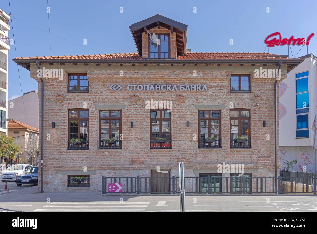Ohrid, North Macedonia - October 23, 2023: Stopanska Bank AD Skopje ...