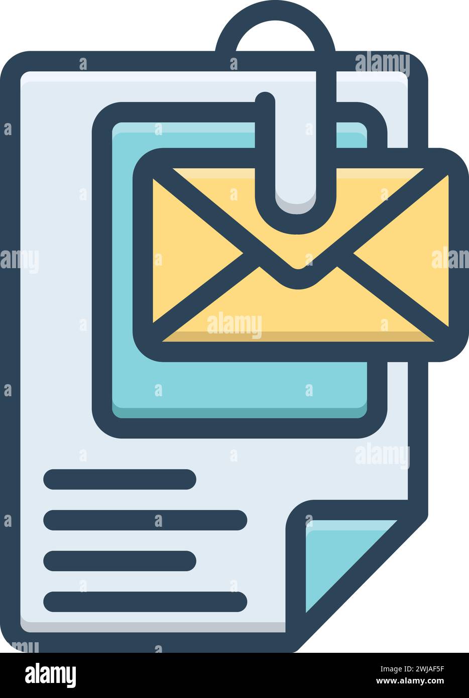 Icon for attachments,attach Stock Vector Image & Art - Alamy