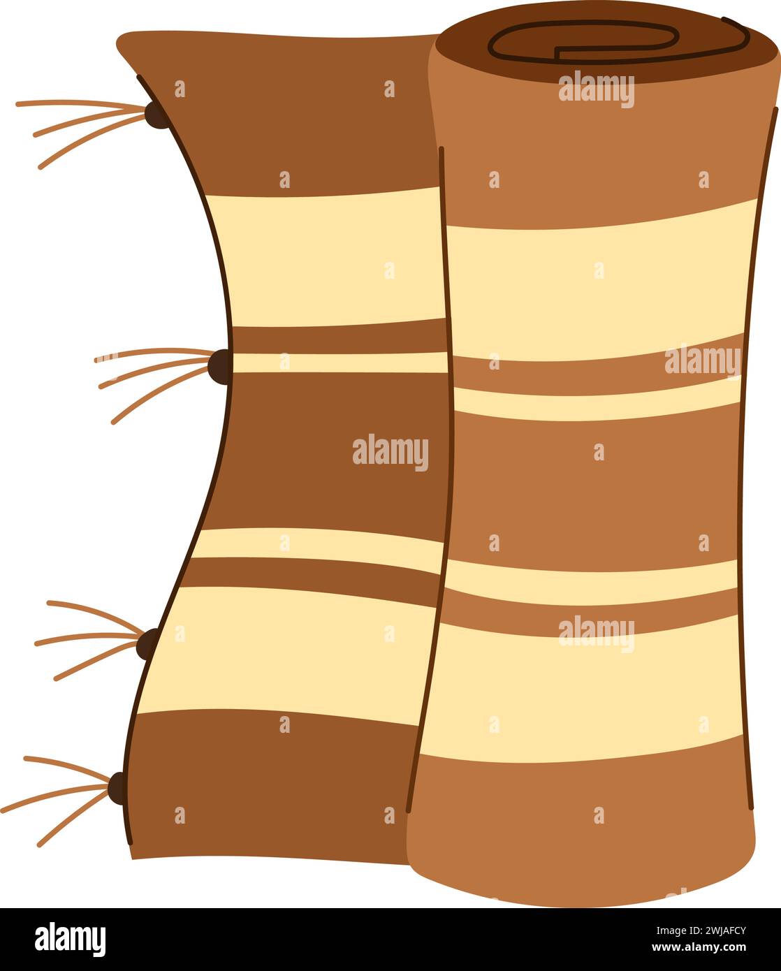 magic wool carpet cartoon vector illustration Stock Vector Image & Art ...