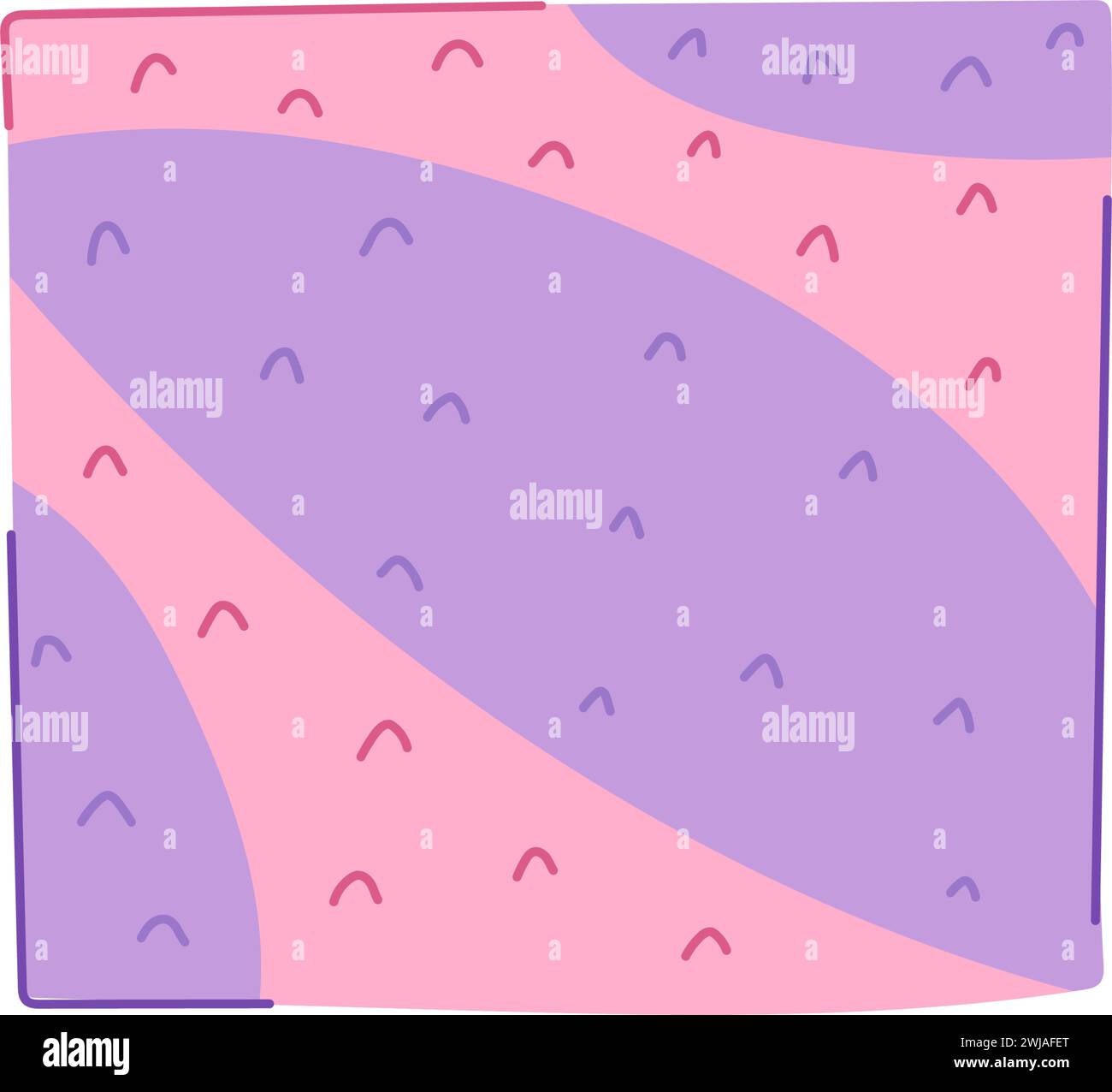 oriental wool carpet cartoon vector illustration Stock Vector Image ...