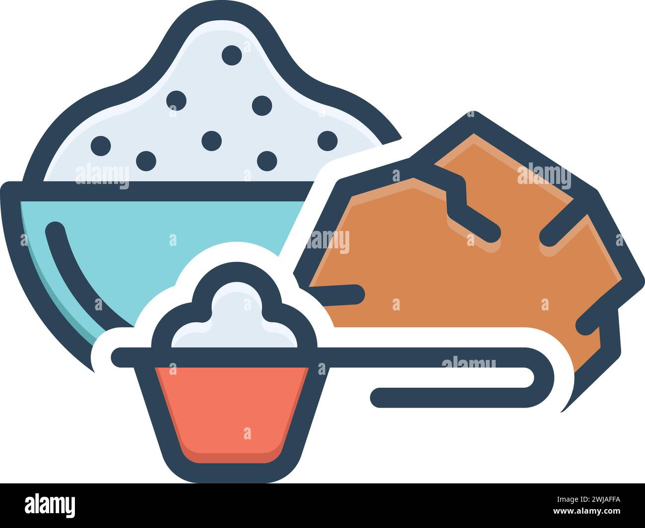 Icon for powder,dust Stock Vector Image & Art - Alamy