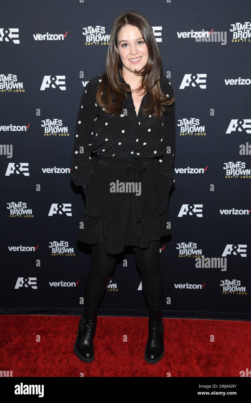 New York, USA. 13th Feb, 2024. Zara Zohlman attending “James Brown: Say ...
