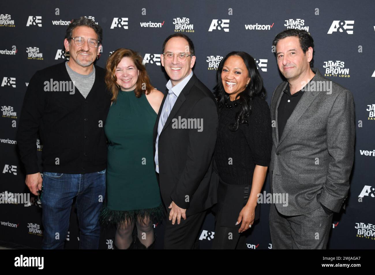 New York, USA. 13th Feb, 2024. Brad Abramson, Elaine Frontain Bryant ...