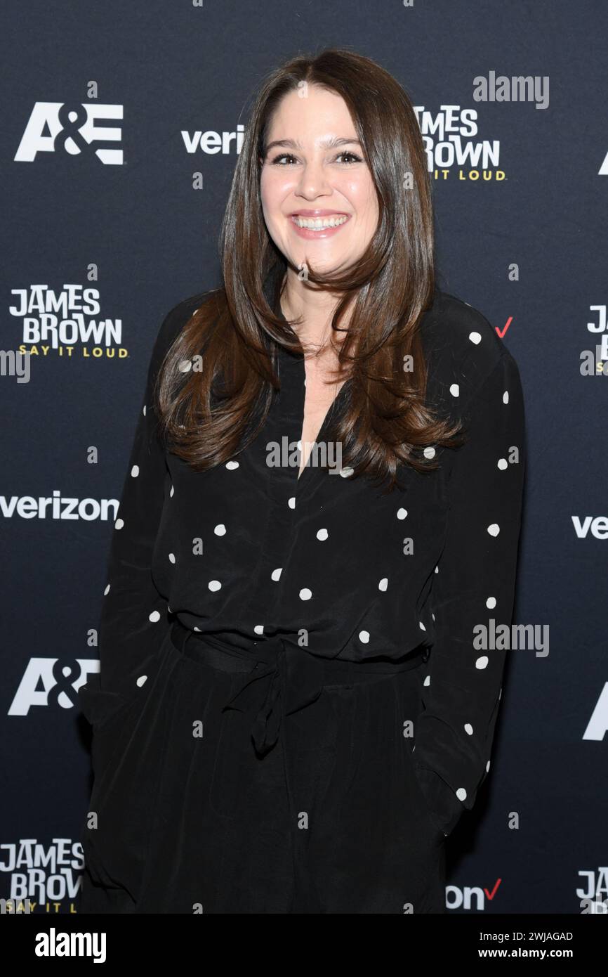 New York, USA. 13th Feb, 2024. Zara Zohlman attending “James Brown: Say ...