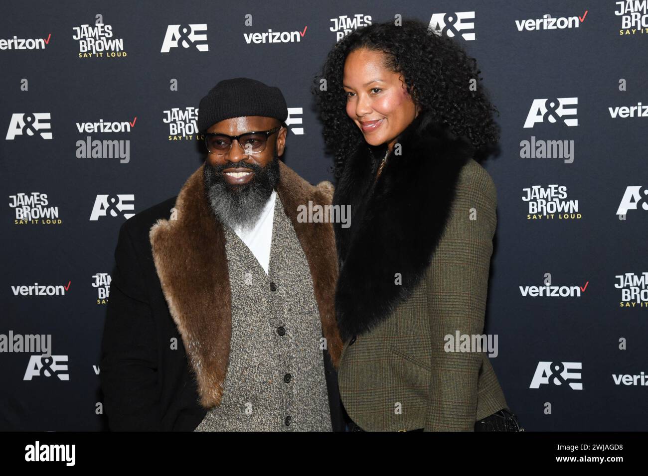 New York, USA. 13th Feb, 2024. Tariq 'Black Thought' Trotter and ...