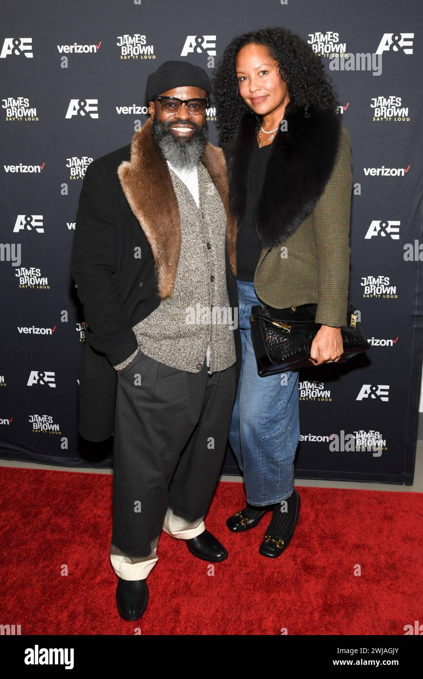 New York, USA. 13th Feb, 2024. Tariq 'Black Thought' Trotter and ...