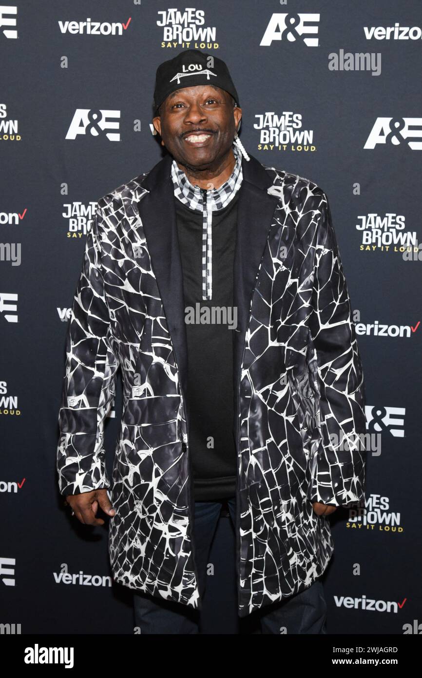 New York, USA. 13th Feb, 2024. Bowlegged Lou attending “James Brown ...