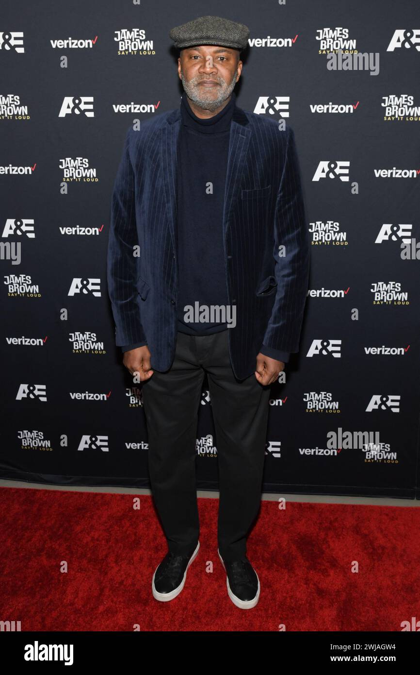 New York, USA. 13th Feb, 2024. Nelson George attending “James Brown ...