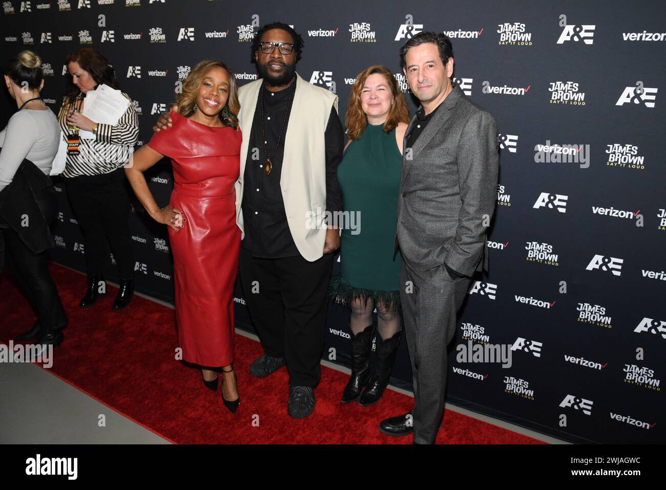 New York, USA. 13th Feb, 2024. Deborah Riley Draper, Questlove, Elaine ...