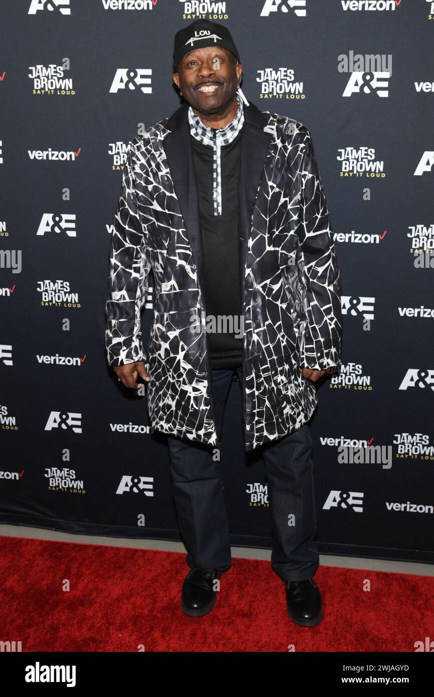 New York, USA. 13th Feb, 2024. Bowlegged Lou attending “James Brown ...