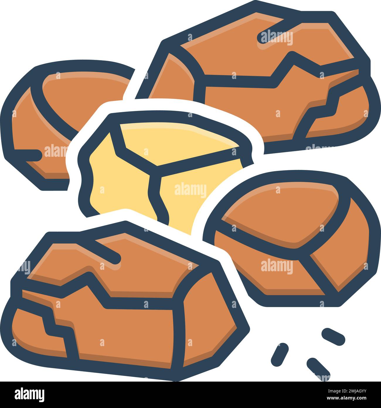 Rock minerals Stock Vector Images - Alamy