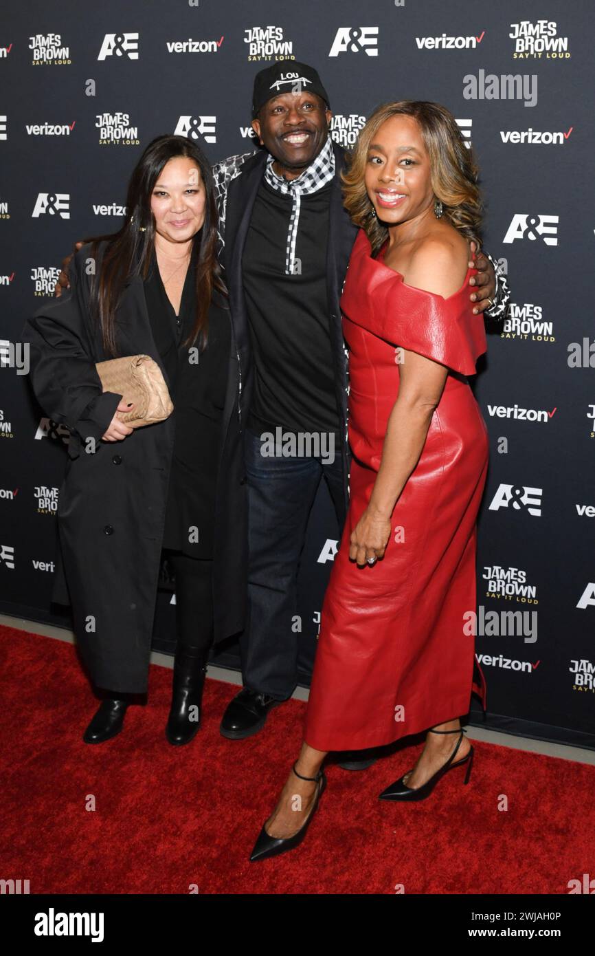 New York, USA. 13th Feb, 2024. Bowlegged Lou and Deborah Riley Draper ...