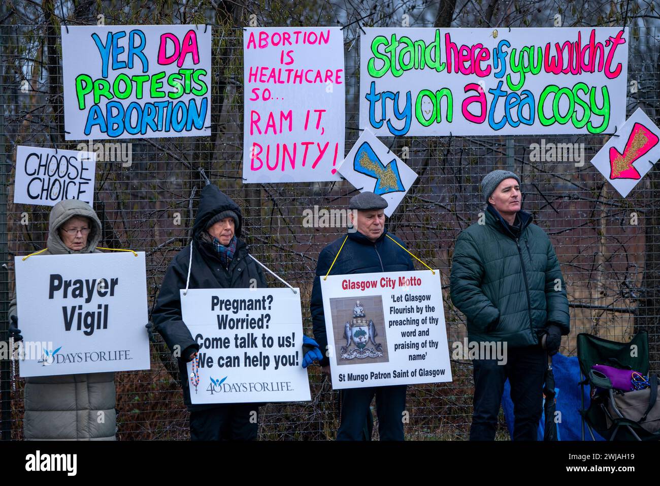 Abortion protest glasgow hi-res stock photography and images - Alamy