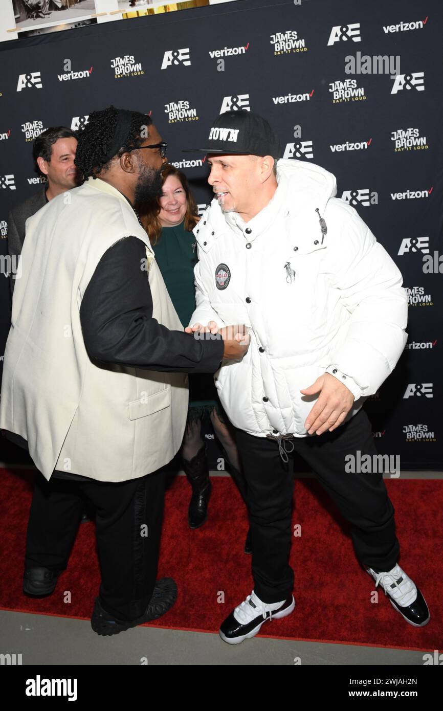 New York, USA. 13th Feb, 2024. Questlove and Tony Touch attending ...