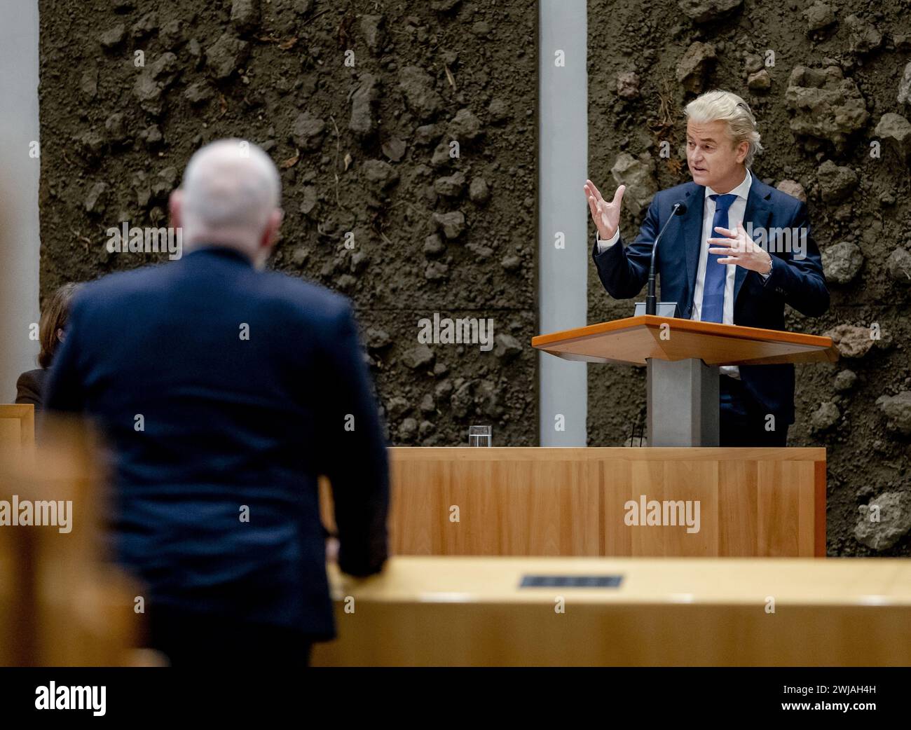 THE HAGUE - Geert Wilders (PVV) in debate with Frans Timmermans ...