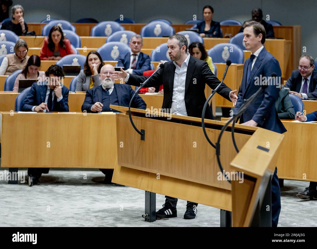 THE HAGUE - Jimmy Dijk (SP) during the debate on the final report of ...