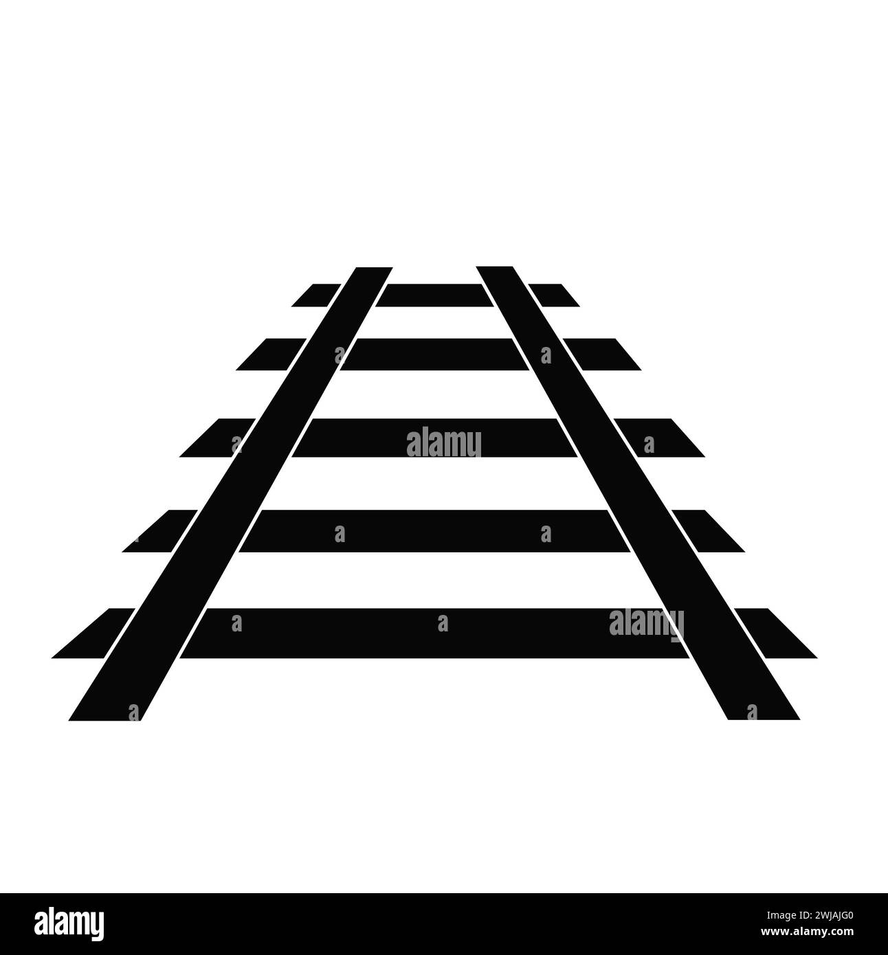 Railway track signal Stock Vector Images - Alamy