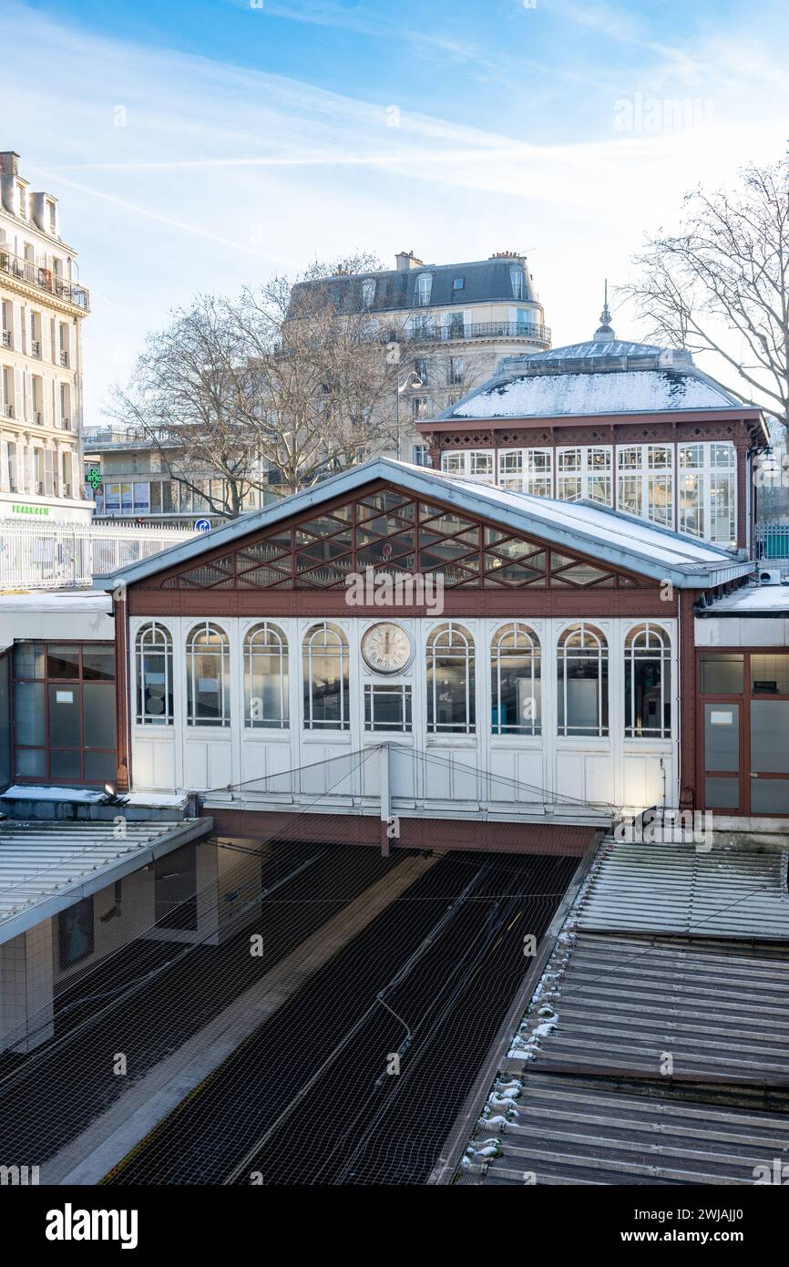 Paris, France, The architecture of Port Royal RER station in 5th ...