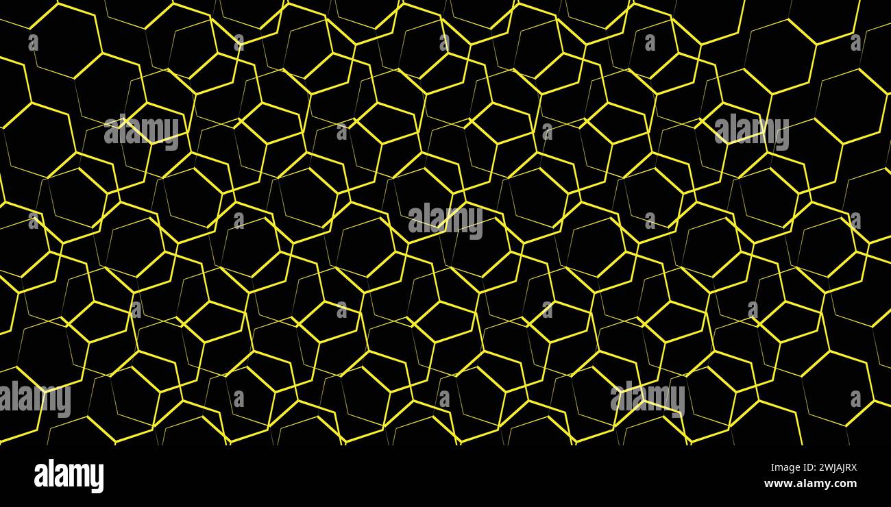 Repeated polygons honeycomb wallpaper seamless pattern Stock Vector ...
