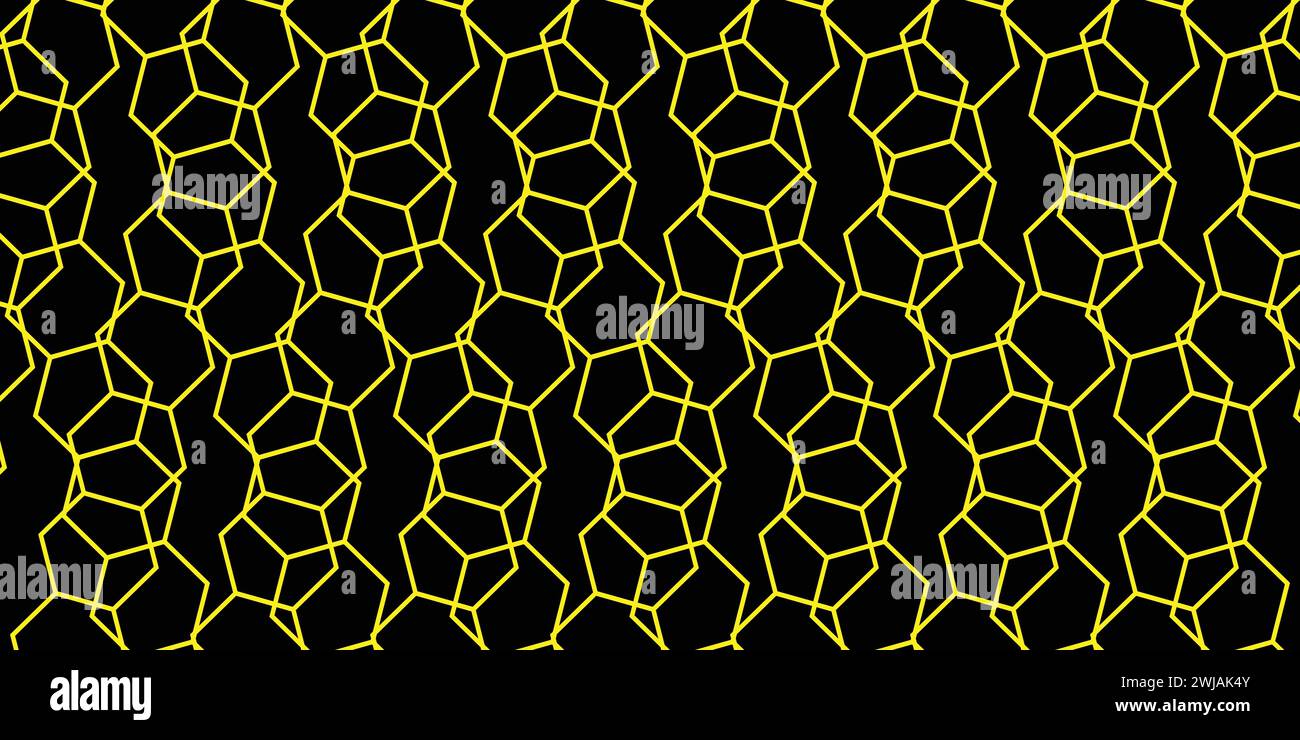 Repeated polygons honeycomb wallpaper seamless pattern Stock Vector ...