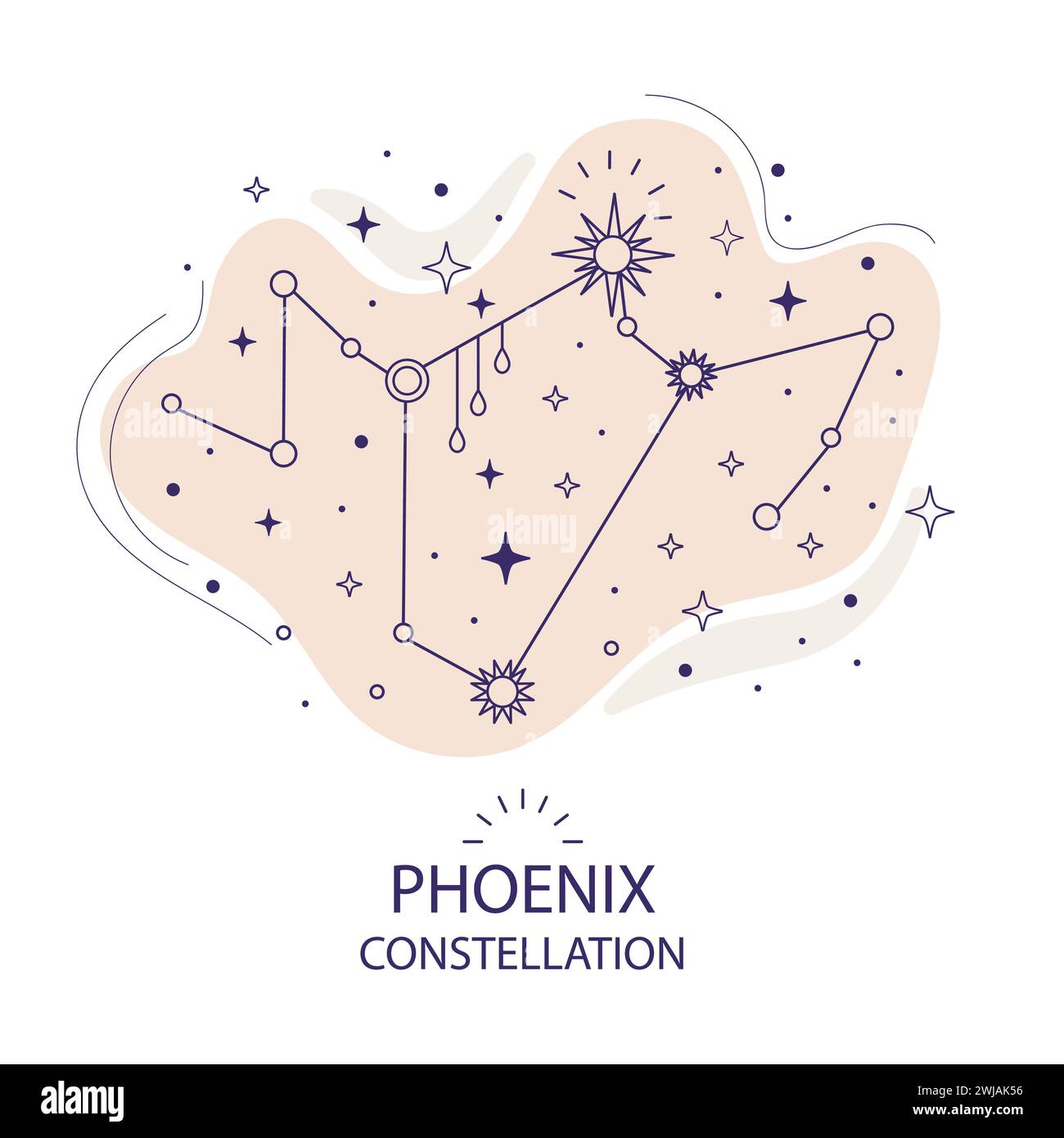 Southern hemisphere constellation Stock Vector Images - Alamy