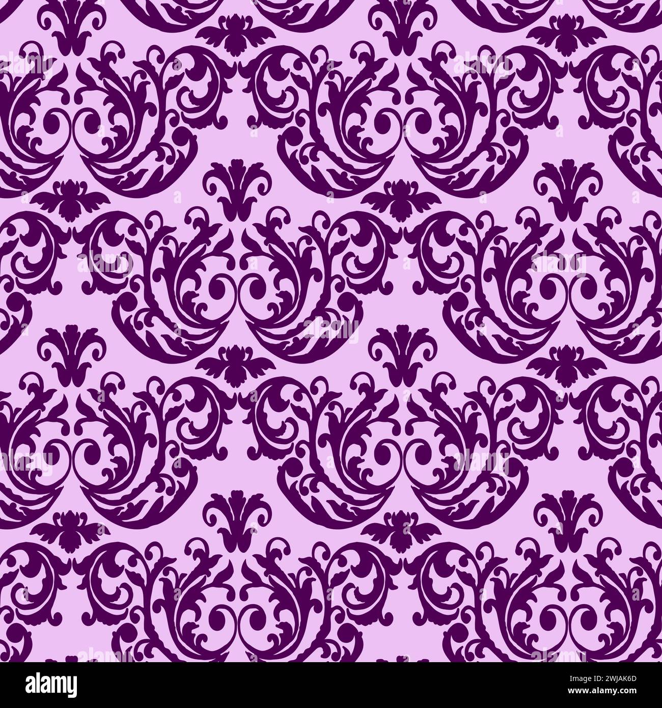 Vector damask vintage baroque ornament. Retro pattern antique style ...