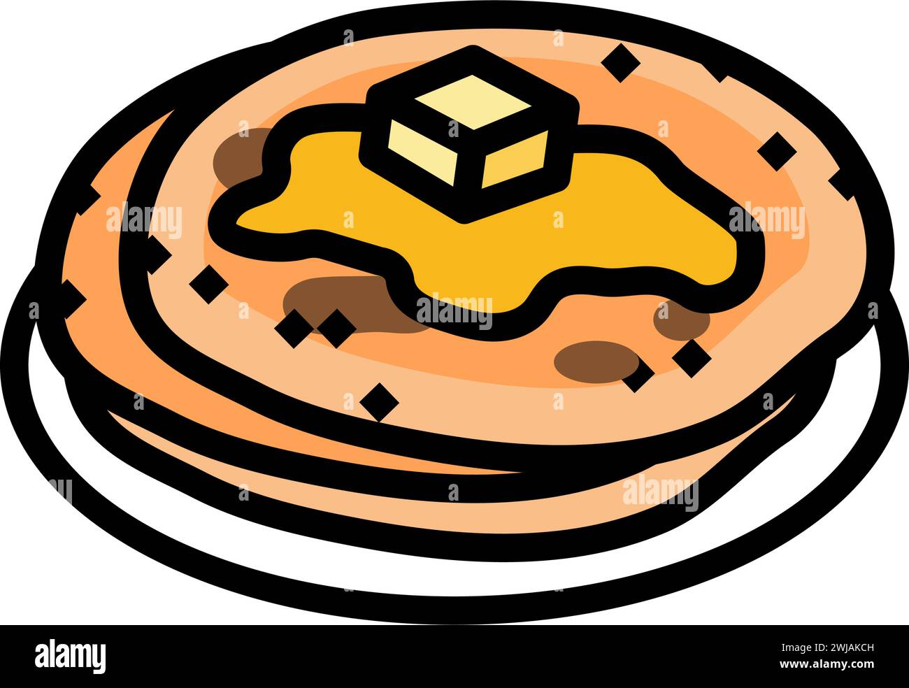 Spinach paratha Stock Vector Images - Alamy