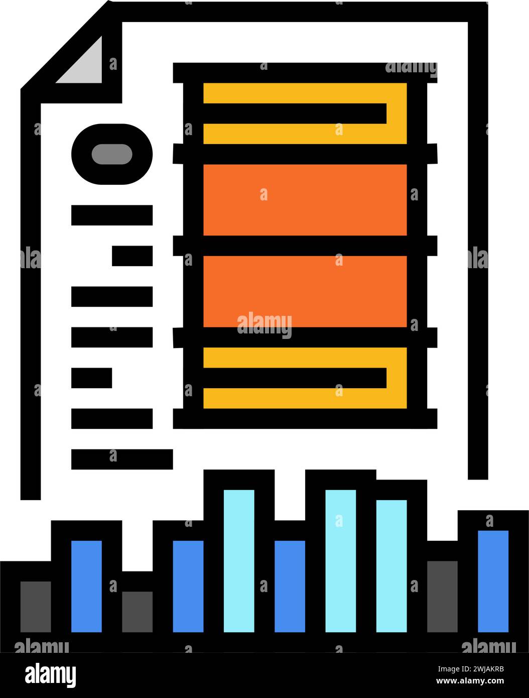 demand oil industry color icon vector illustration Stock Vector Image ...