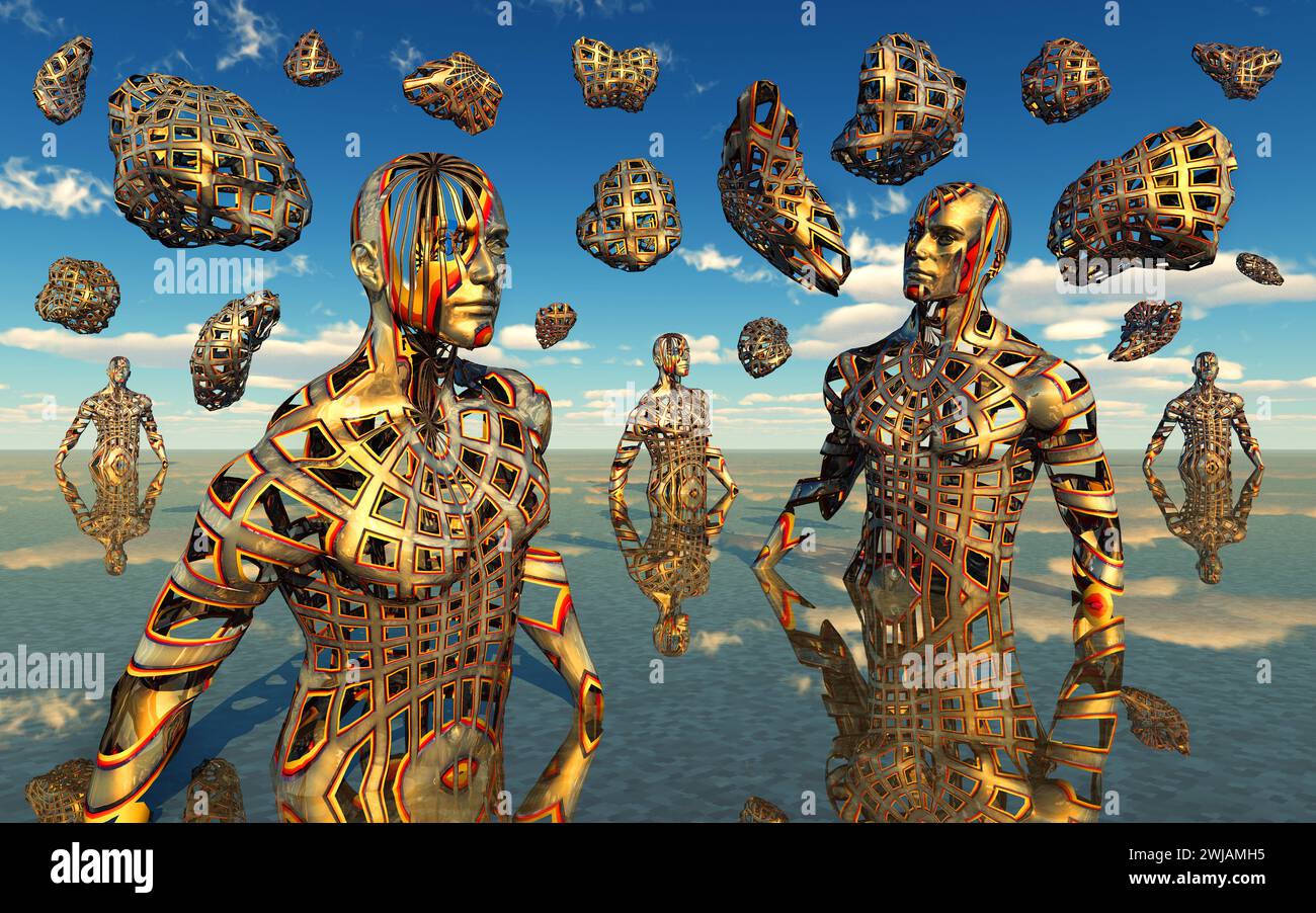 Telepathy concept men hi-res stock photography and images - Alamy