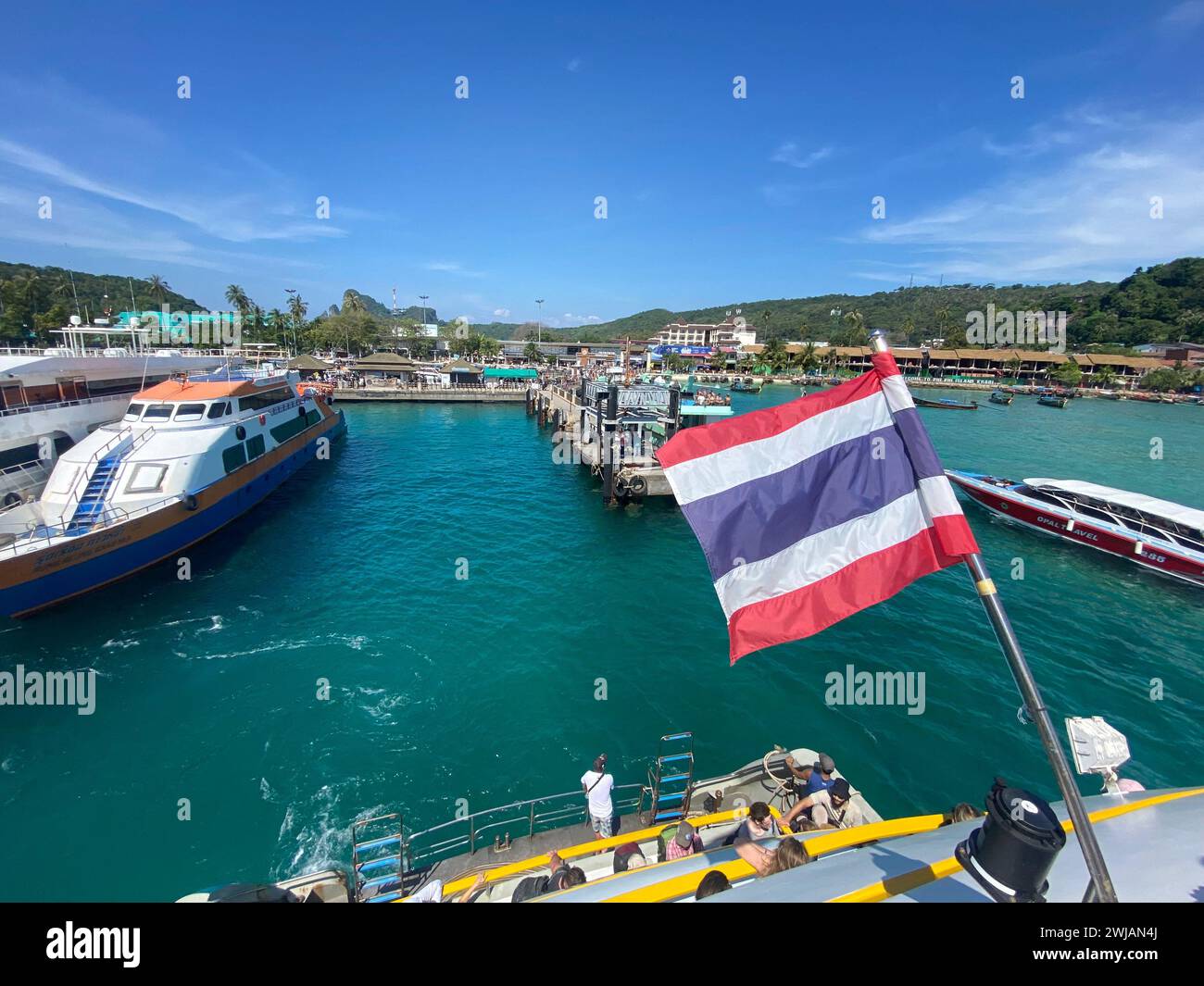 Maya Bay, on Ko Phi Phi Leh island of the Phi Phi Archipelago, is ...