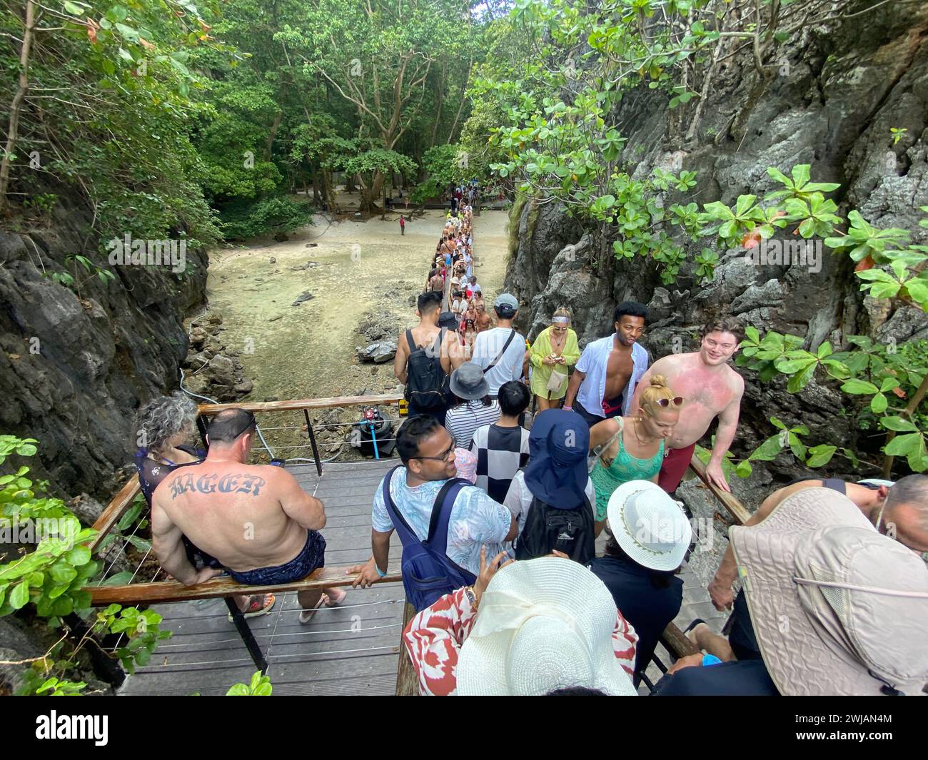 Maya Bay, on Ko Phi Phi Leh island of the Phi Phi Archipelago, is ...