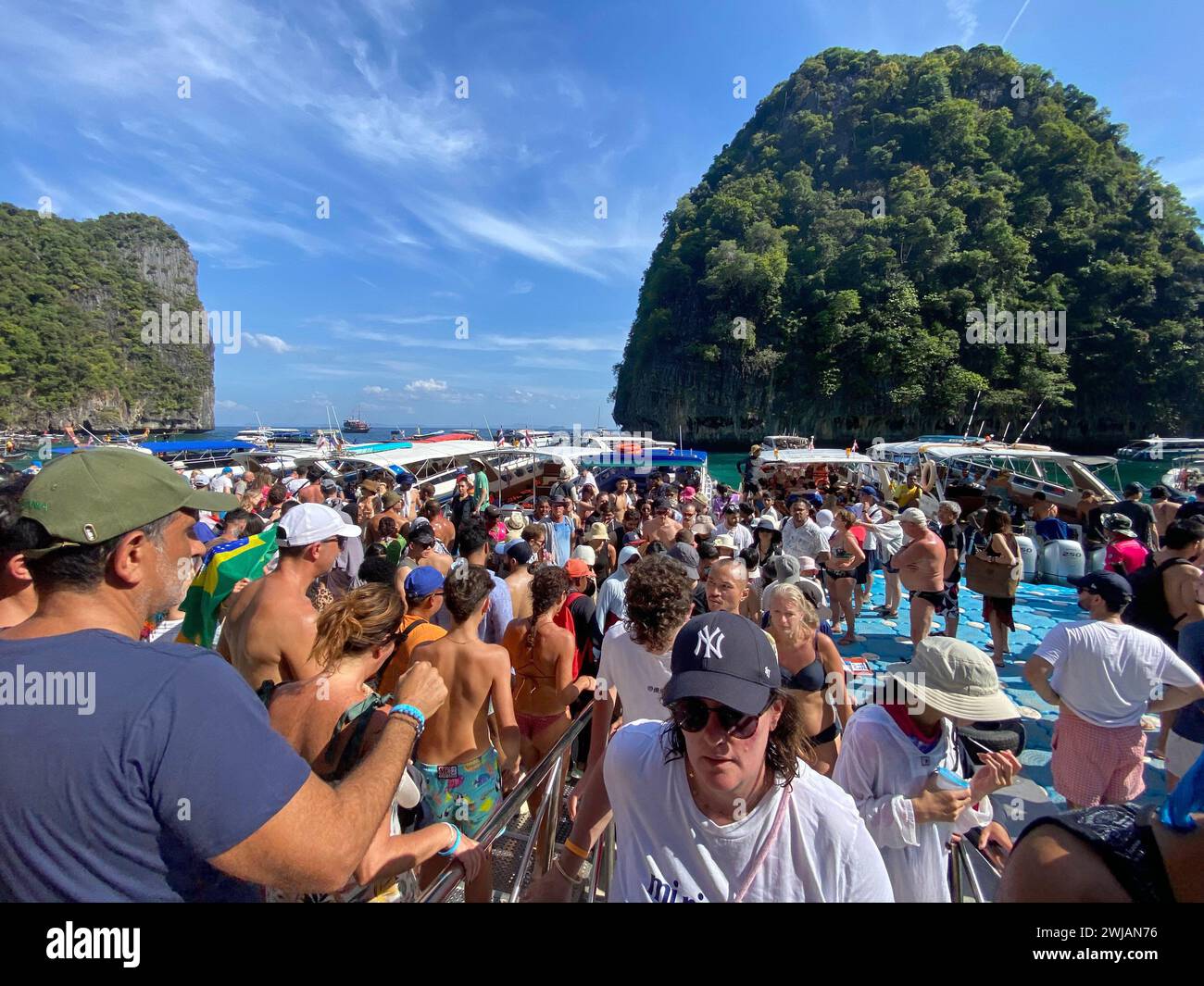 Maya Bay, on Ko Phi Phi Leh island of the Phi Phi Archipelago, is ...