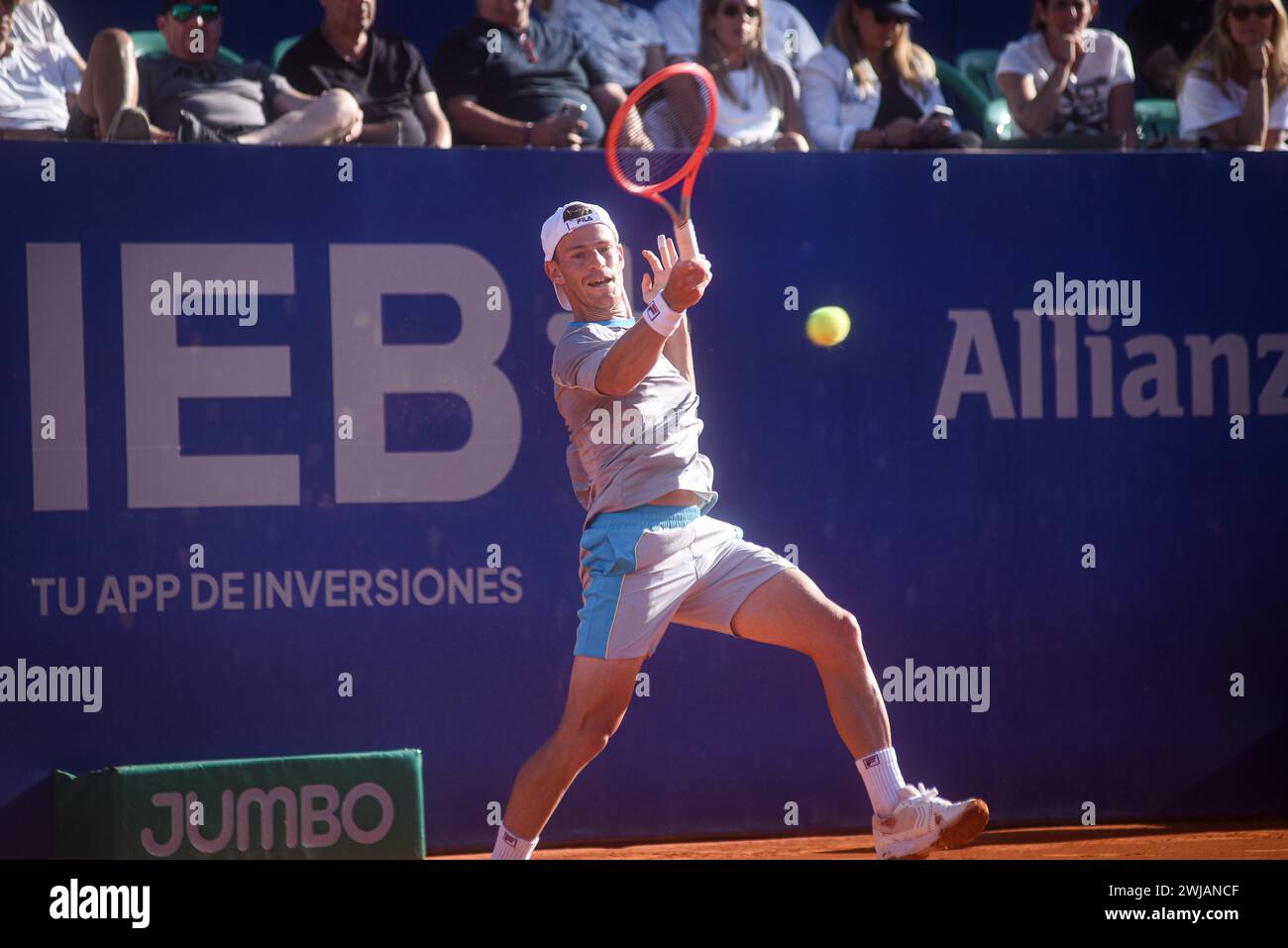 Buenos Aires, Argentina. 13th Feb, 2024. Diego Schwartzmann against ...