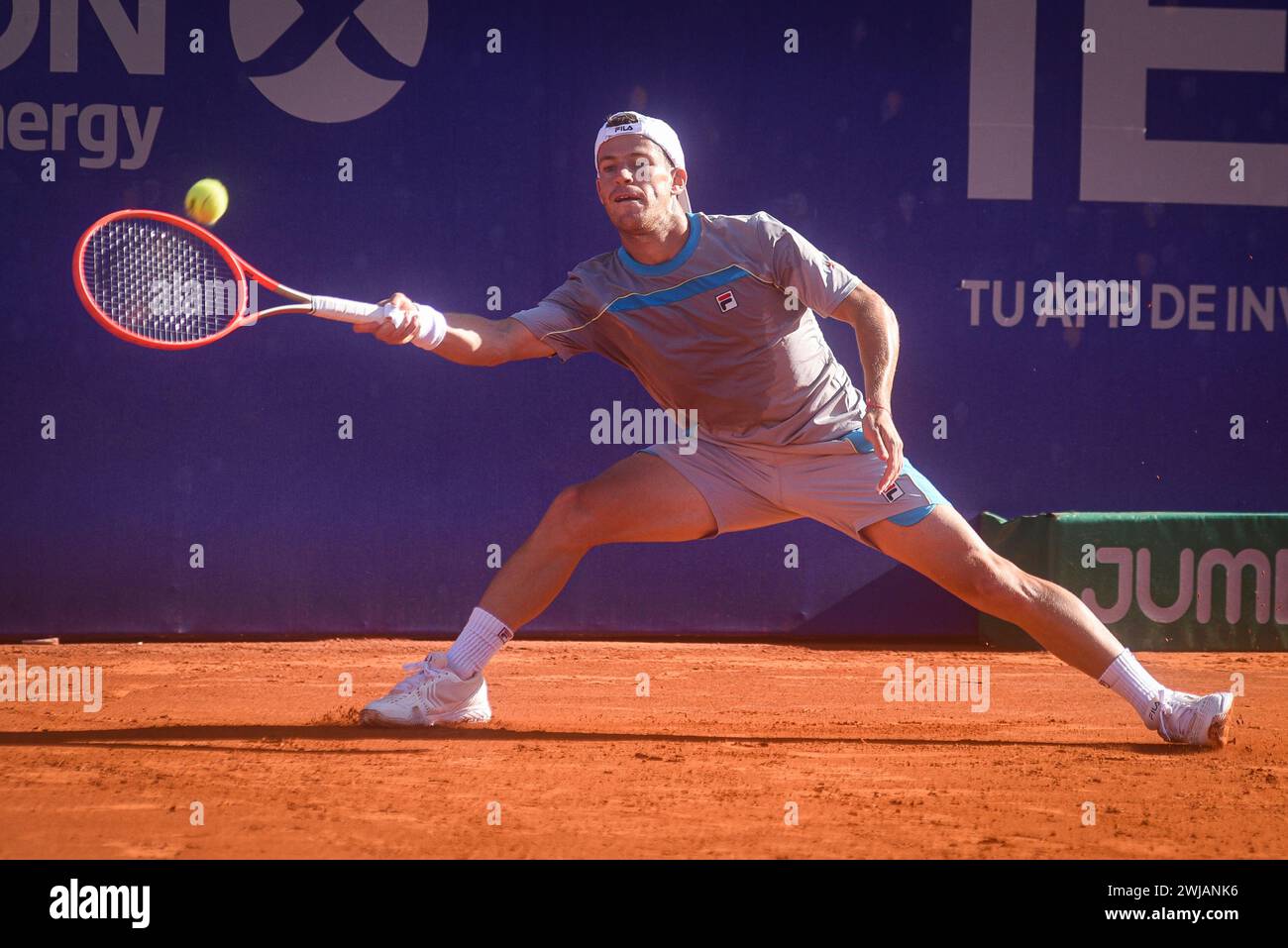 Buenos Aires, Argentina. 13th Feb, 2024. Diego Schwartzmann against ...