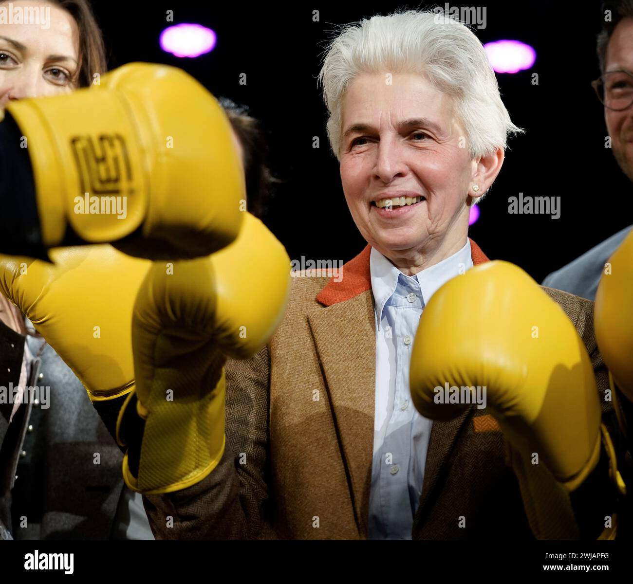 Dingolfing, Germany. 14th Feb, 2024. Marie-Agnes Strack-Zimmermann (FDP ...