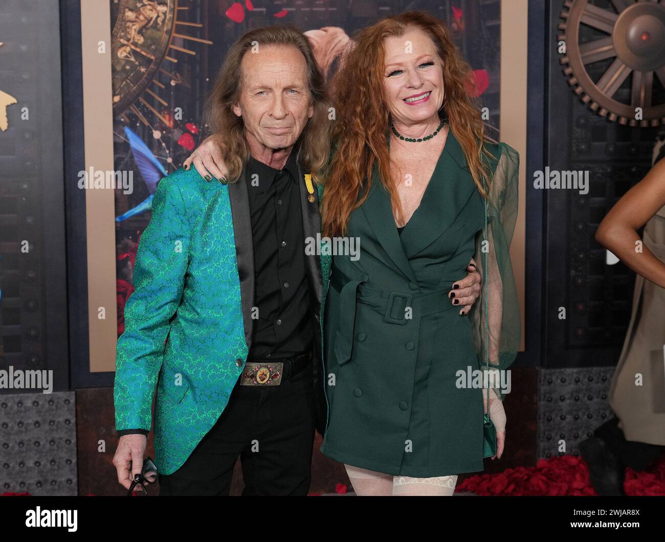Los Angeles, USA. 13th Feb, 2024. (L-R) Paul Raci and Liz Hanley Raci ...