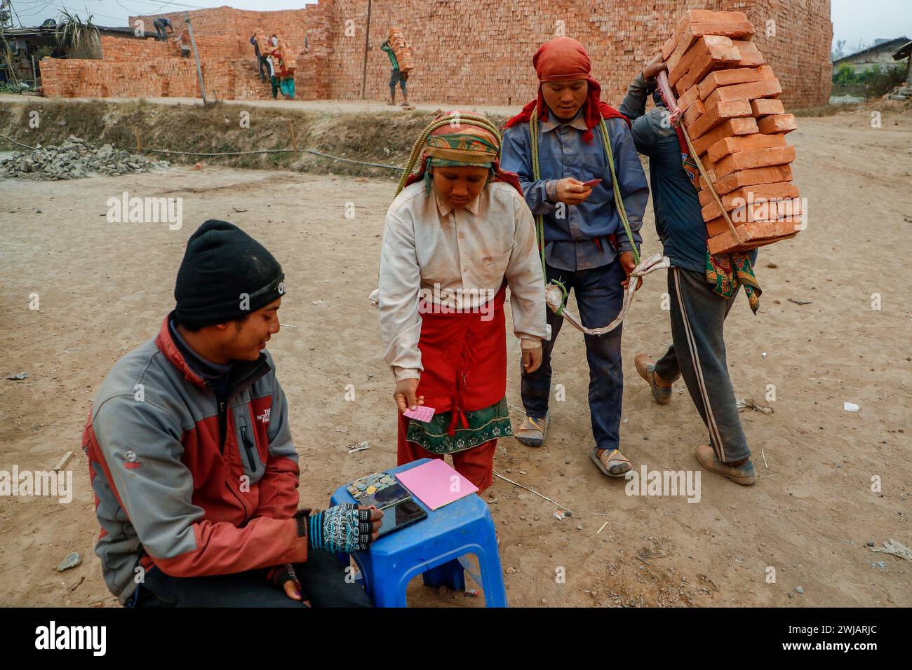 Amrita Gharti 24-years old, and Top Bahadur Gharti 25-years old, fill ...