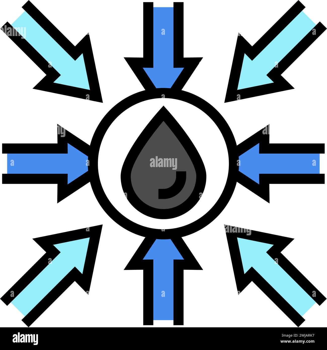 export oil industry color icon vector illustration Stock Vector Image ...