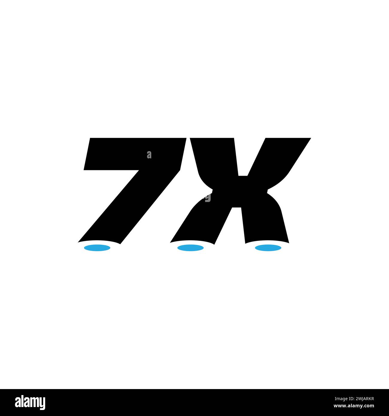 Creative monogram initial letter Cut Out Stock Images & Pictures - Alamy