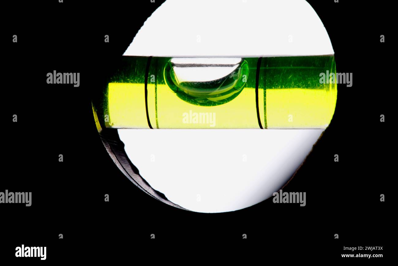 Bubble water level meter hi-res stock photography and images - Alamy