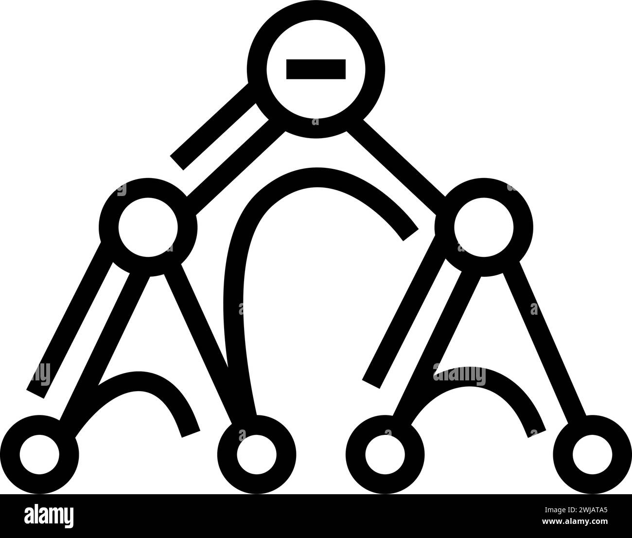 depth first search dfs line icon vector illustration Stock Vector Image ... depth first search dfs line icon vector illustration Stock Vector Image ...