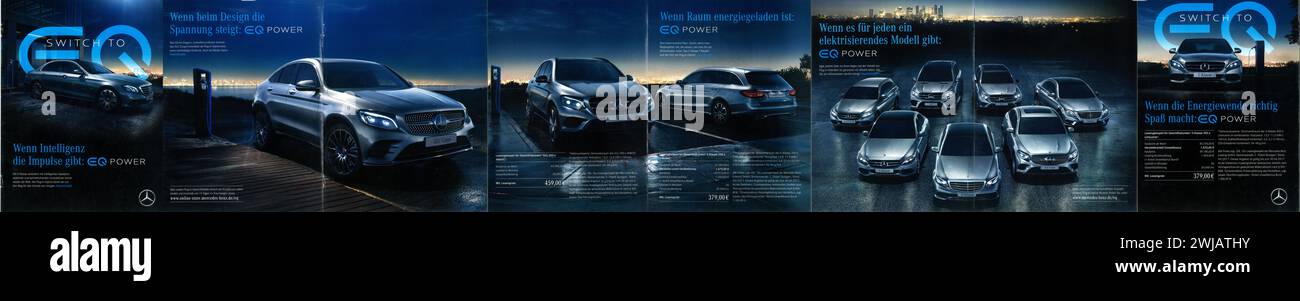 2017 Mercedes-Benz EQ. "Switch to EQ". Electric battery car line from ...