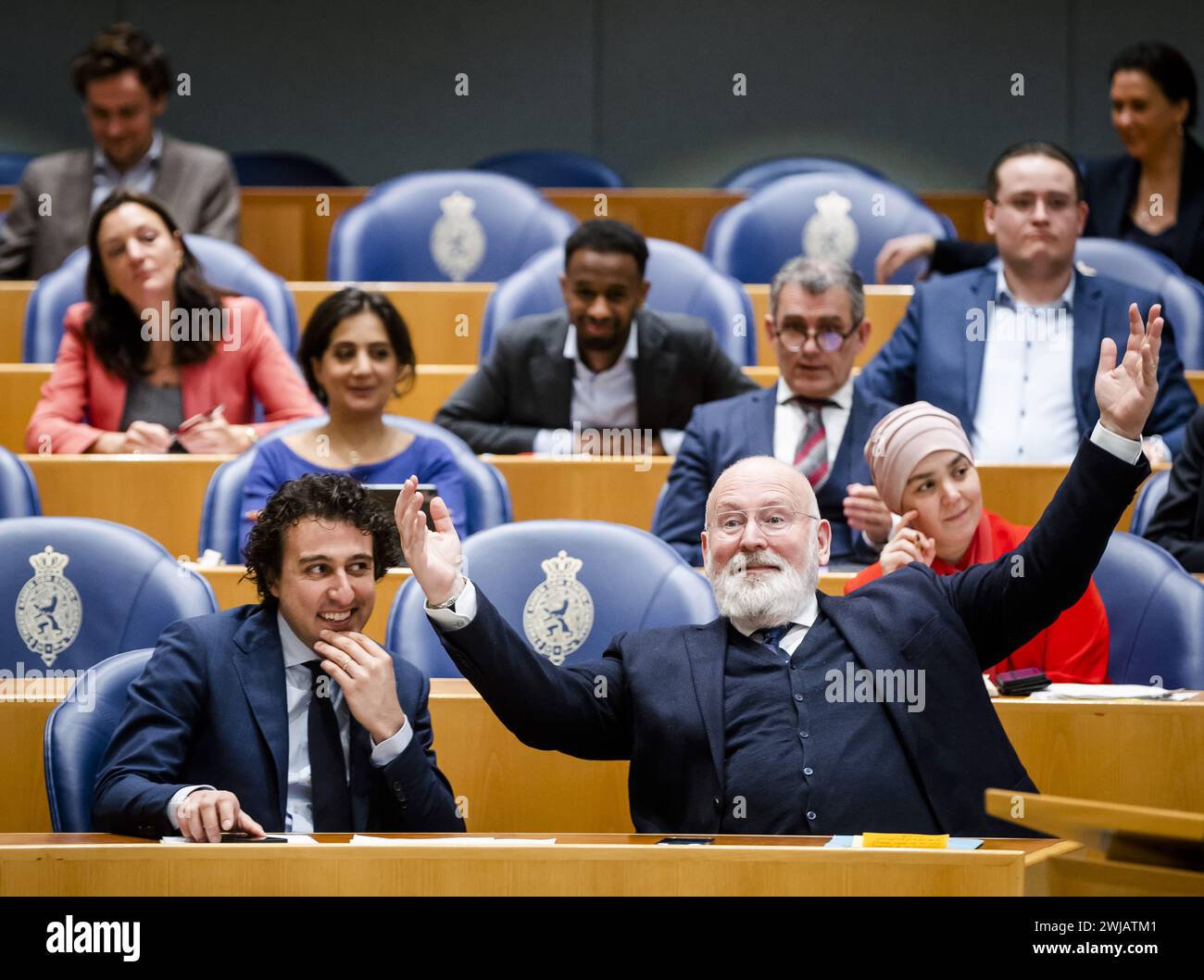 THE HAGUE - Jesse Klaver (GroenLinks-PvdA) and Frans Timmermans ...