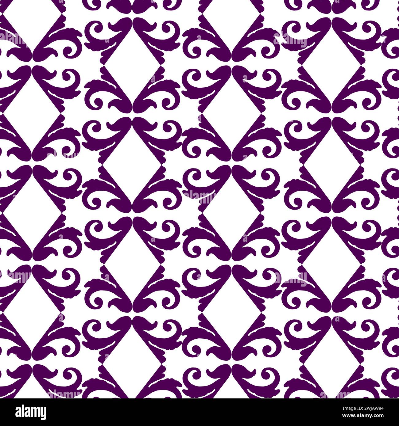 Vector damask vintage baroque ornament. Retro pattern antique style ...