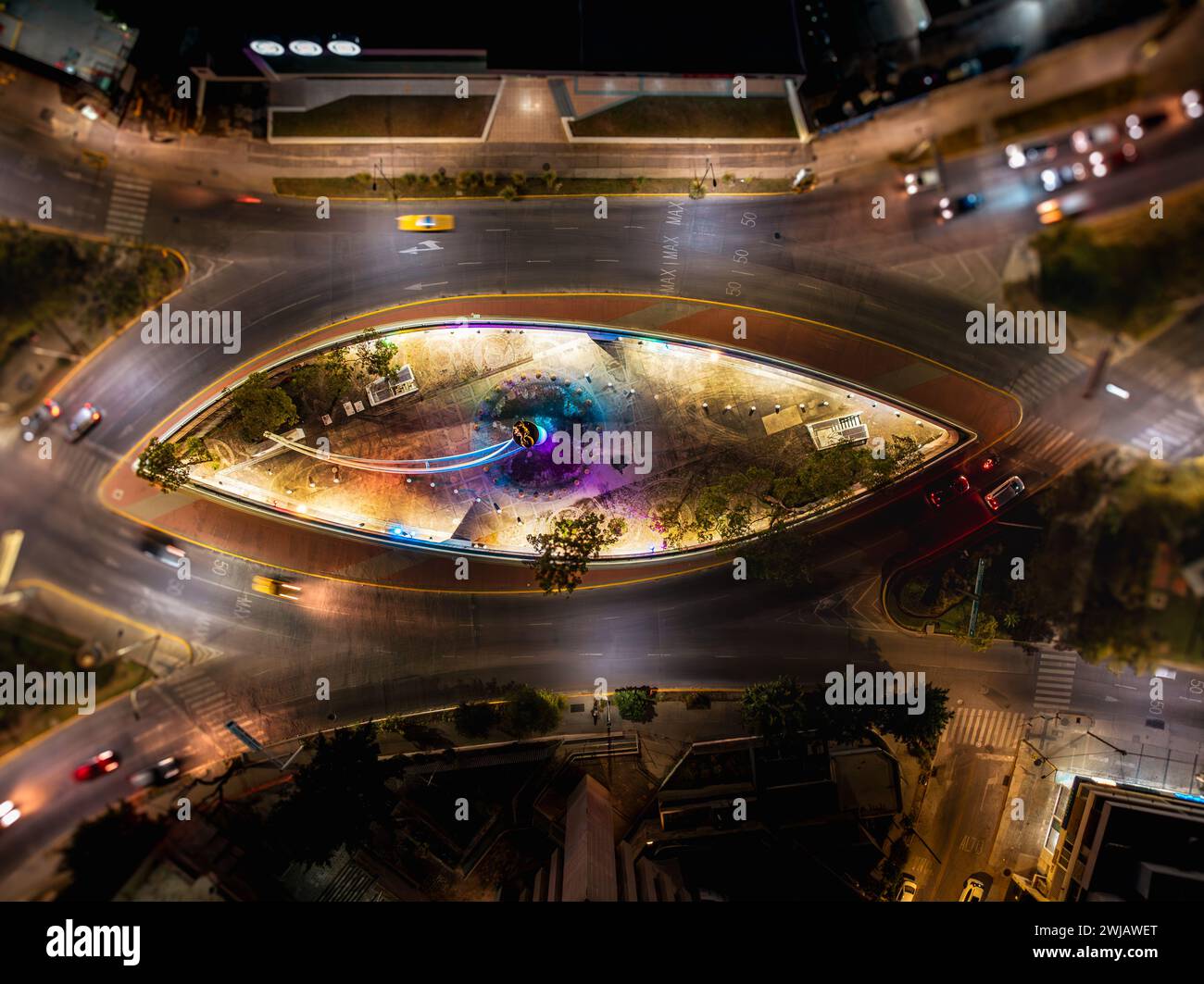 Intersection aerial abstract hi-res stock photography and images - Alamy