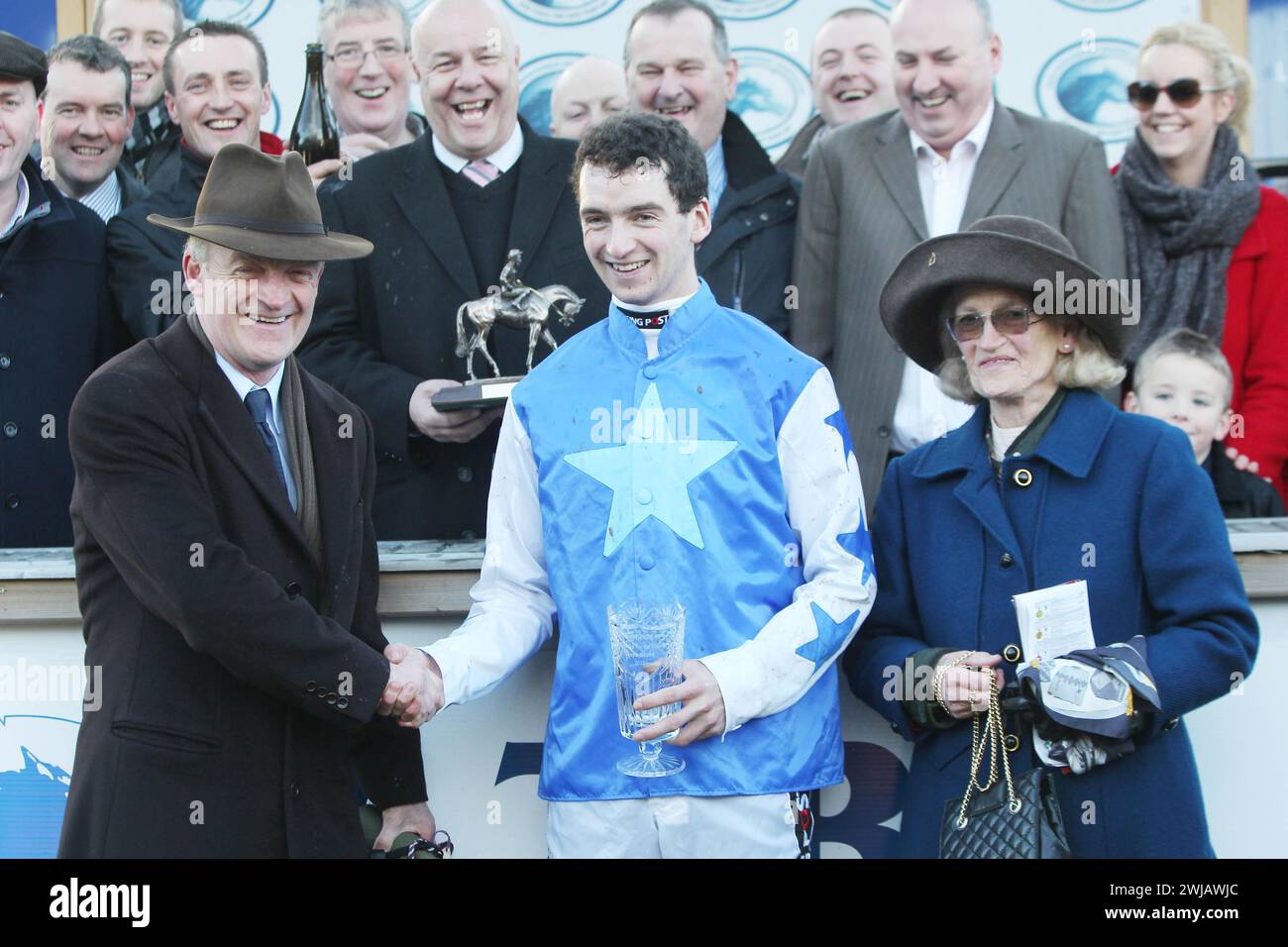 File photo dated 29-12-2012 of Father and Trainer Willie Mullins and ...