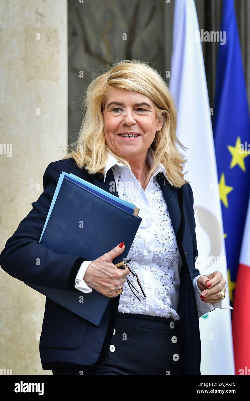 Paris, France. 14th Feb, 2024. Deputy Minister for territorial ...