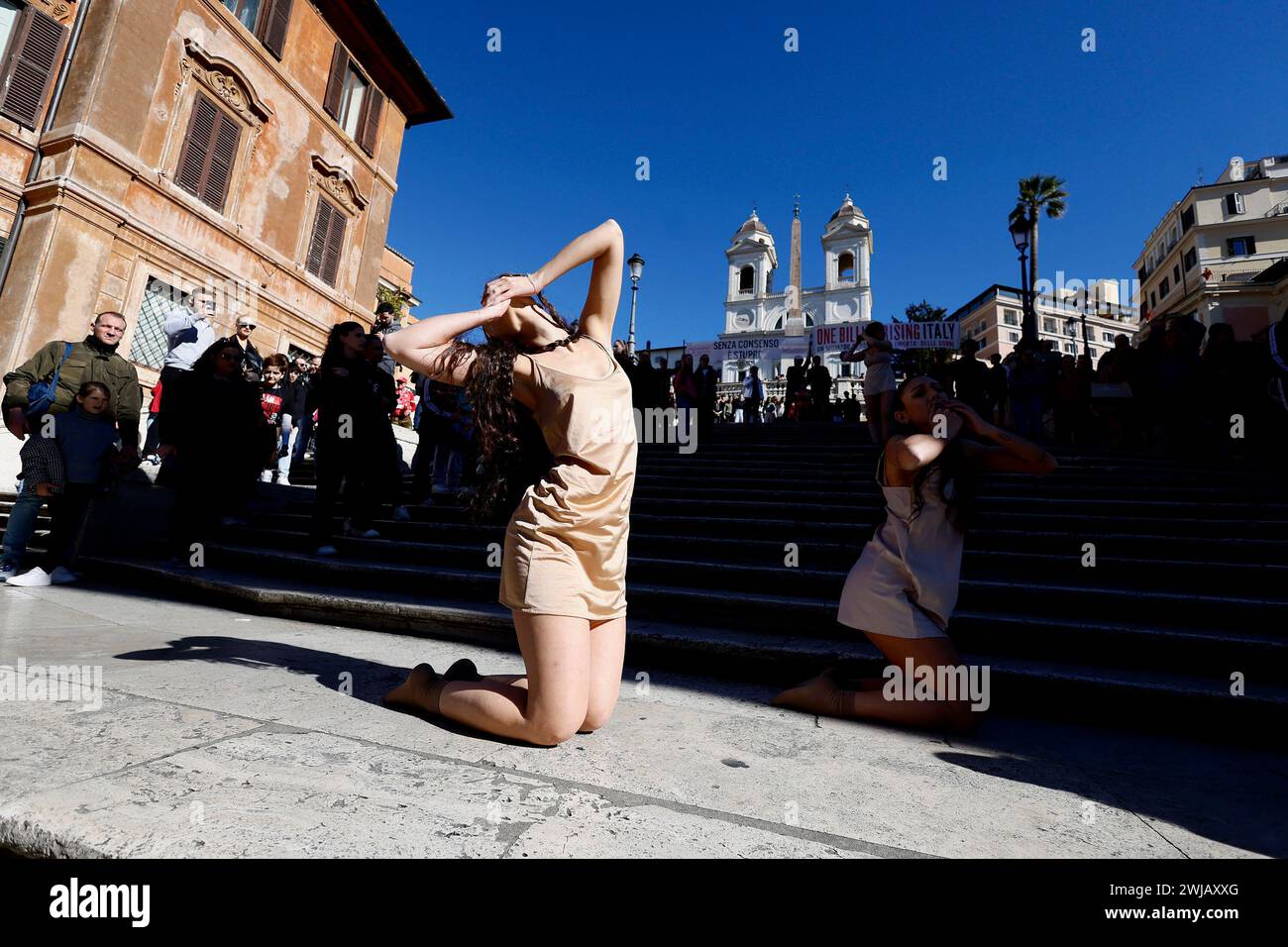 Roma, Italia. 14th Feb, 2024. Foto Cecilia Fabiano/LaPresse 14 Febbraio 2024 Roma, Italia ...